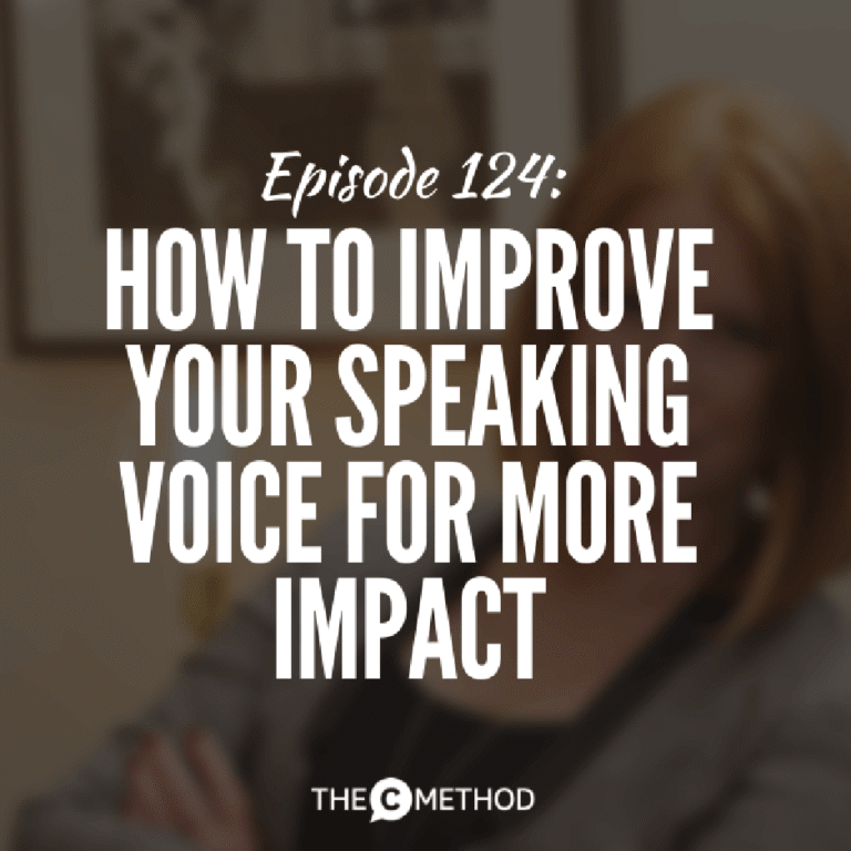 How to improve your speaking voice for more impact - Find Your Voice
